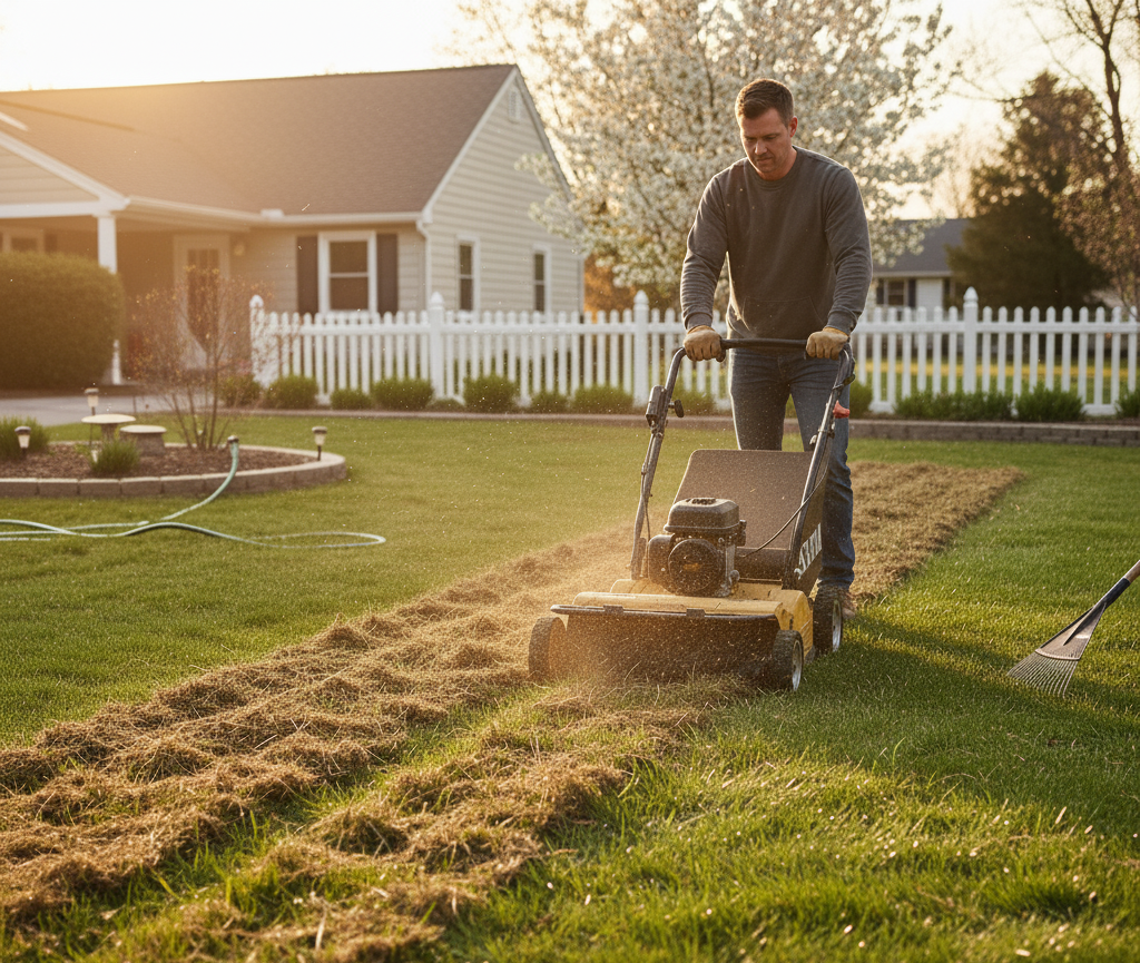 What Is Thatch and How to Dethatch a Lawn - LawnGuru Blog