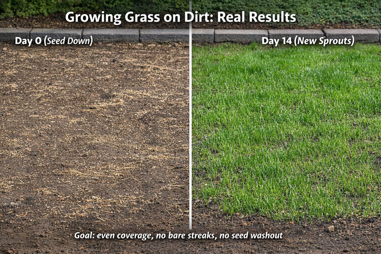 How to Grow Grass on Dirt (Without Wasting Time or Seed) - LawnGuru Blog